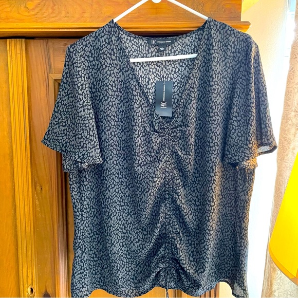 INC International Concepts | Tops | Lightweight Flowy Top Cinch Up ...